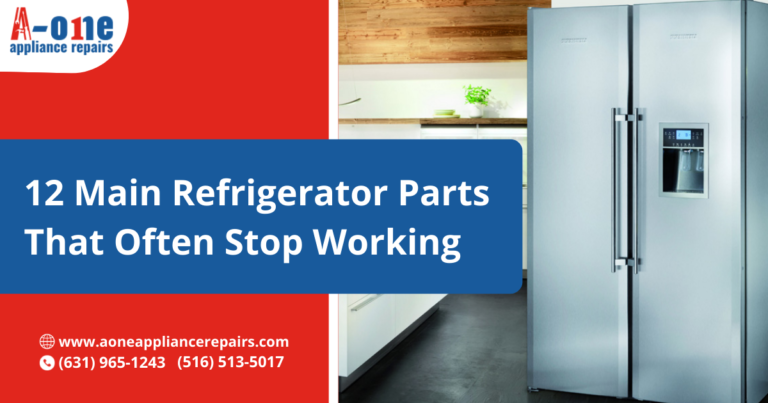12 Main Refrigerator Parts That Often Stop Working